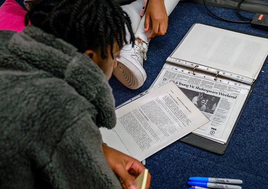 The Twenty Thrive Exhibition | Young Vic website